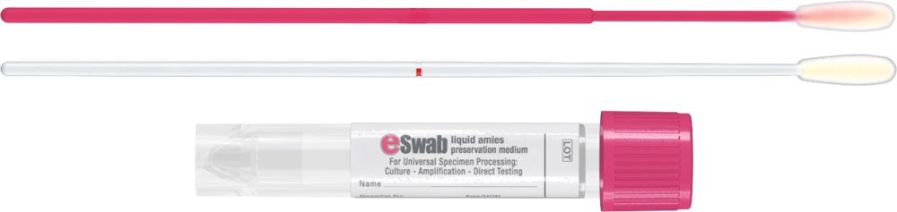 eSwab MRSA System, 2 regular swabs, 50 stk Nerliens Meszansky AS